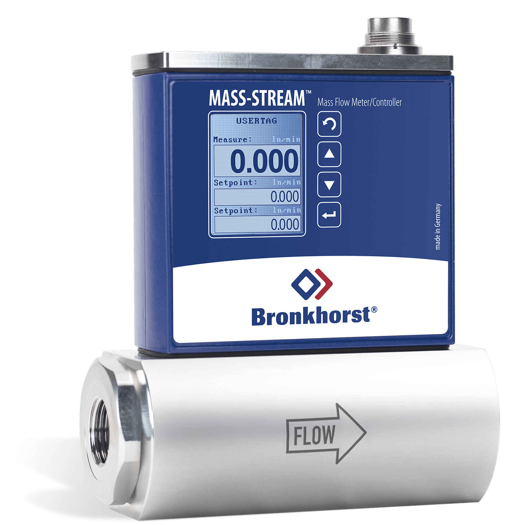 Thermal Mass Flow Meters |Display| 6 gases - Mass Flow Online
